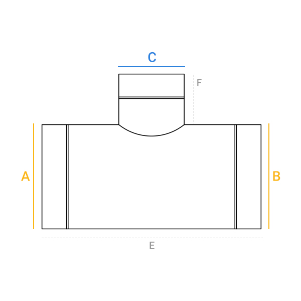 Tee 90 - Ductivo Company